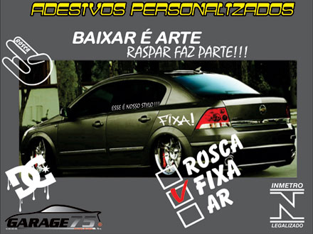 2 Adesivos para Carros Rebaixados (vários modelos a escolher) na Garage 75, de 30,00 por 9,90 ...