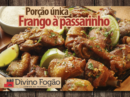 Tábua Mista no Divino Fogão com Frango a Passarinho + Polenta Frita ...